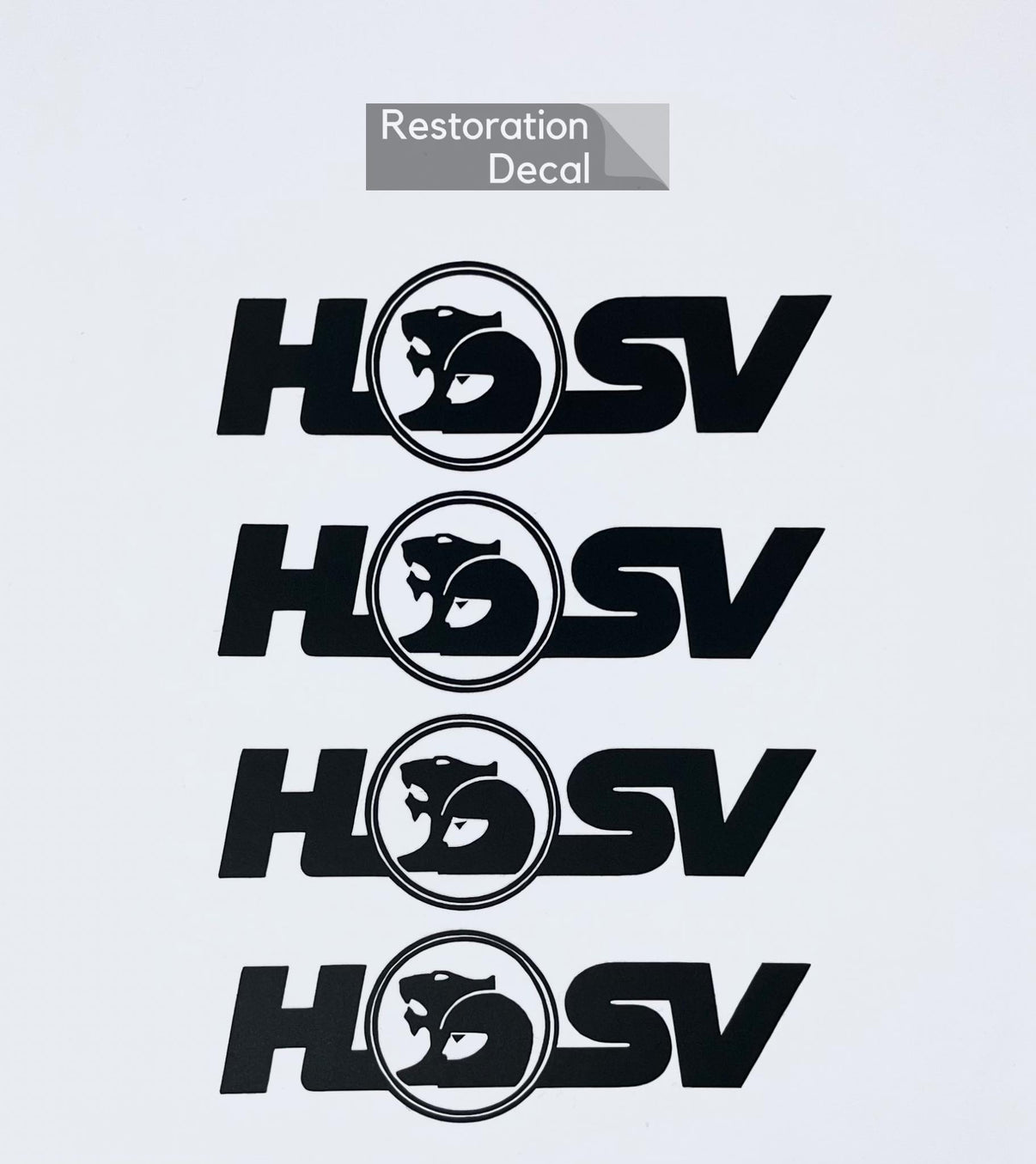 Holden HSV Front & Rear Brake Caliper Stickers | Black. – Restoration Decal